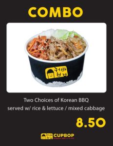 Cupbop Menu, Prices and Locations - Central Menus